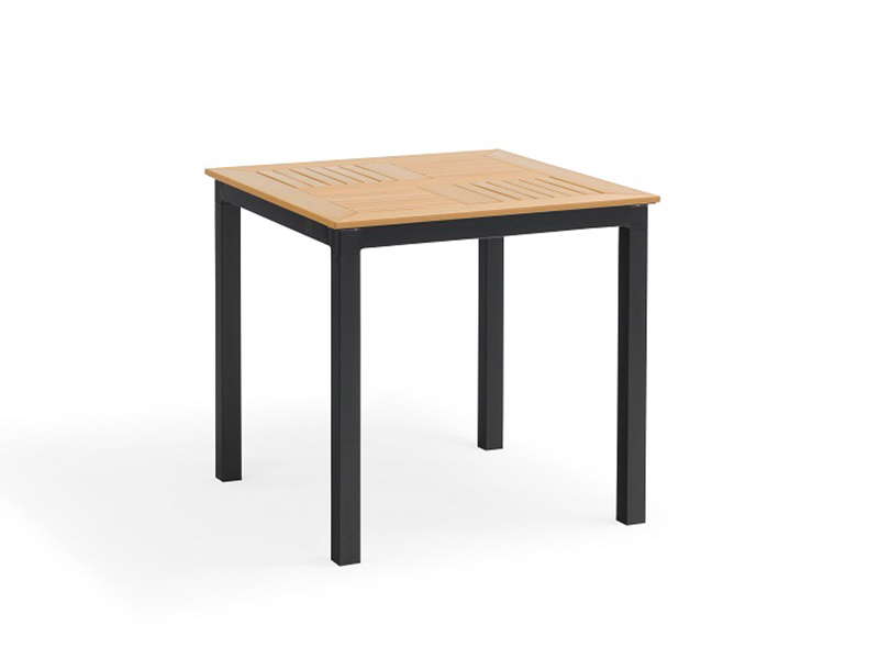 Bruce K/D Structure Square Dining Table for Outdoor Garden Cafe ...